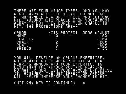 Eamon for the Apple II - YouTube