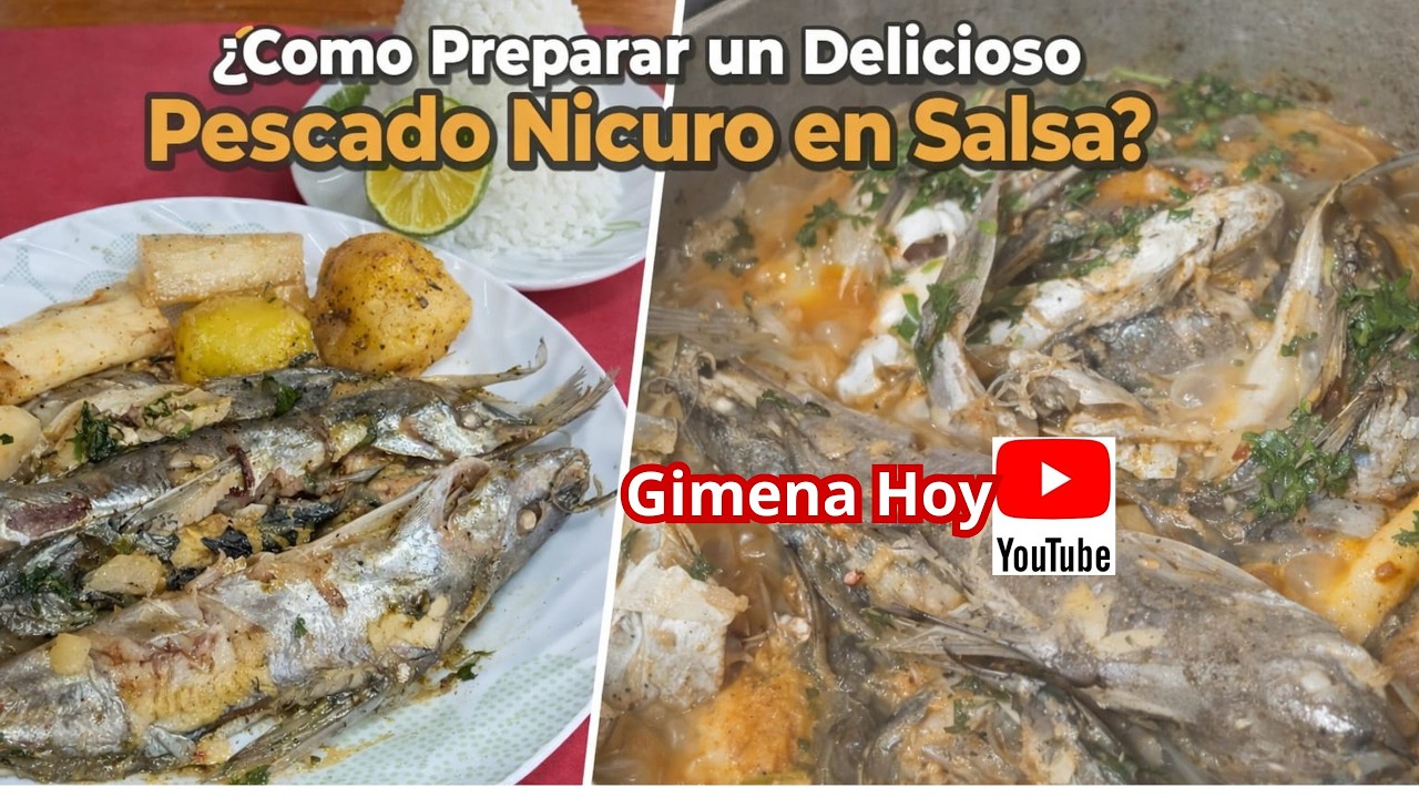 ¡Así preparo el Pescado Nicuro en Salsa más delicioso y fácil! 🐟🍅 - YouTube
