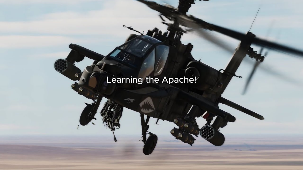 DCS | Apache Gameplay | Still Learning The Apache! - YouTube