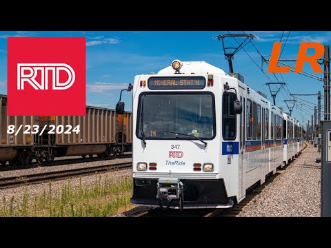 RTD LIGHT RAIL TRAINS - 8/23/2024 - YouTube