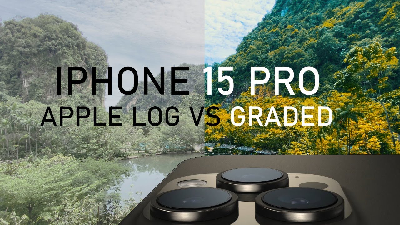 iPhone 15 Pro ProRes Apple Log vs Graded - YouTube