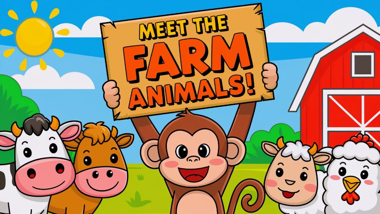 Our Animal Friends: A Fun Day on the Farm!| FUN LEARNING🐮🐮 - YouTube