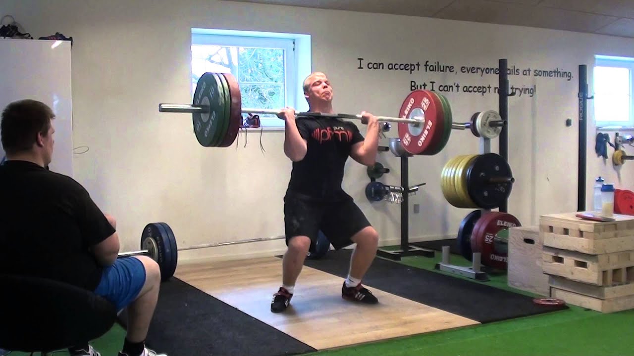 15 year old Frederik makes a uncontrolled PR in Power clean + Push ...