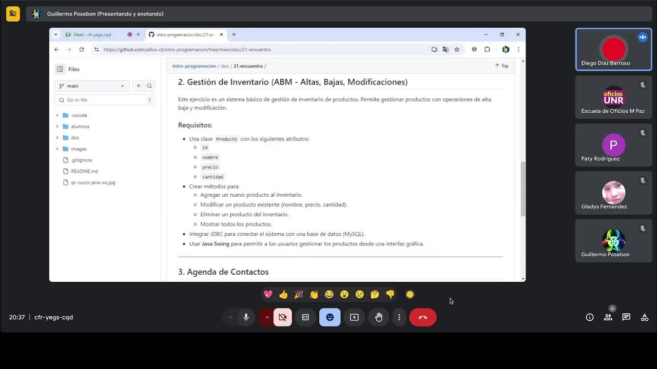 Introducción a la programación con Java - Encuentro 22 - Conector SQL en Java - TP final - YouTube