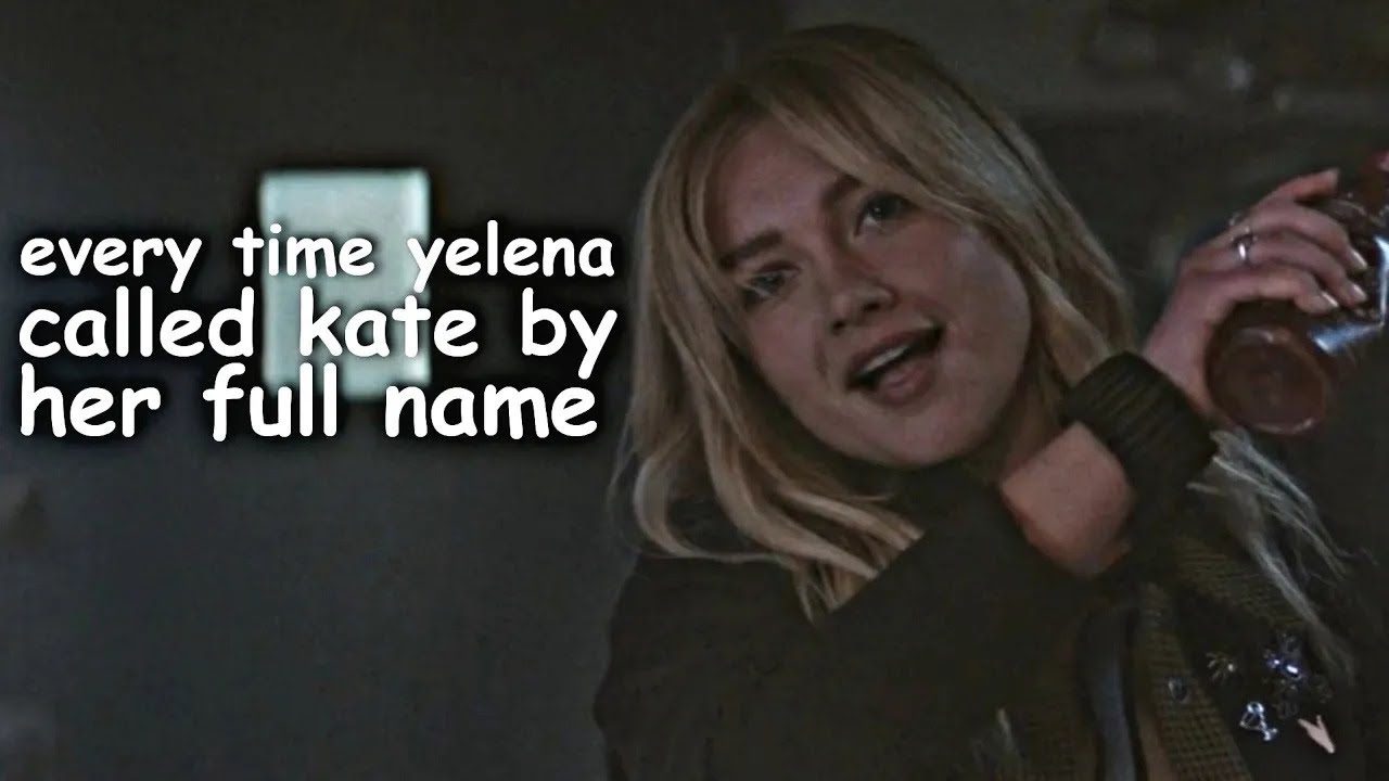 every time yelena called kate by her full name in hawkeye - YouTube