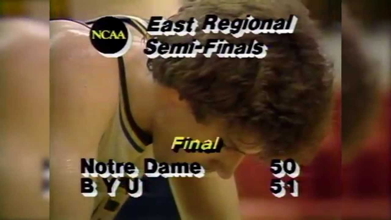 Danny Ainge sends BYU to Elite 8 in 1981 NCAA Tournament - YouTube
