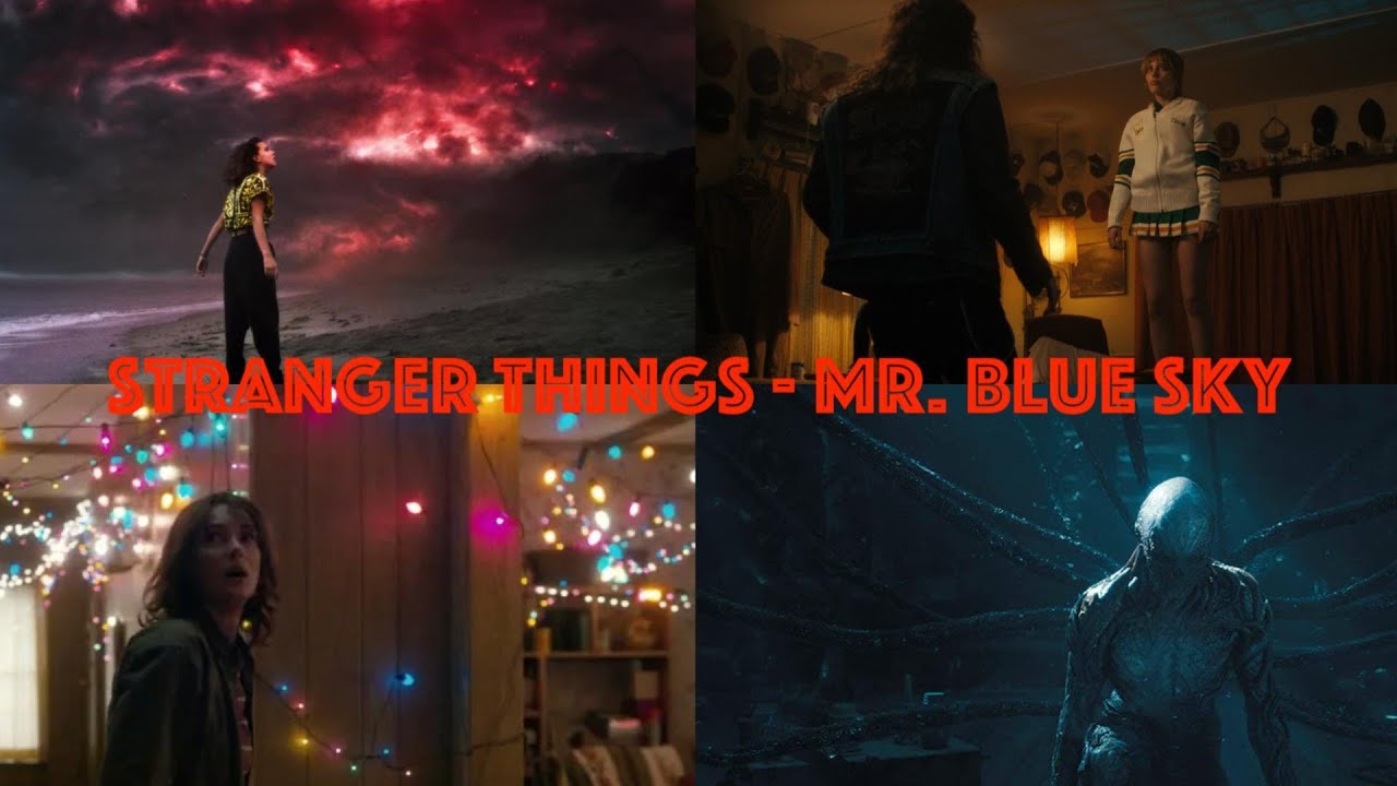 Stranger Things - Mr. Blue Sky - YouTube