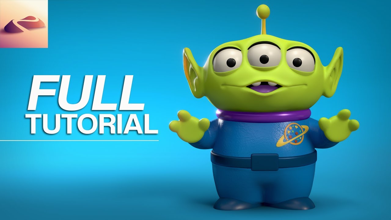Nomad Sculpt Full Tutorial: Toy Story Alien - YouTube