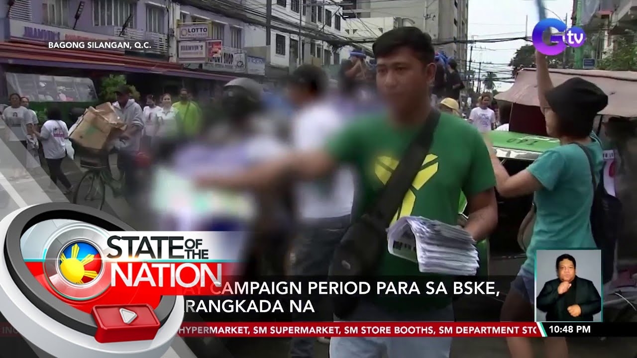 10-day campaign period para sa BSKE, umarangkada na | SONA - YouTube