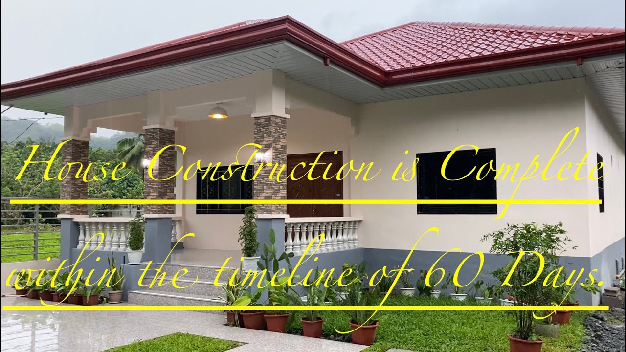 Finally House Construction is Complete within the timeline of 60 Days ...