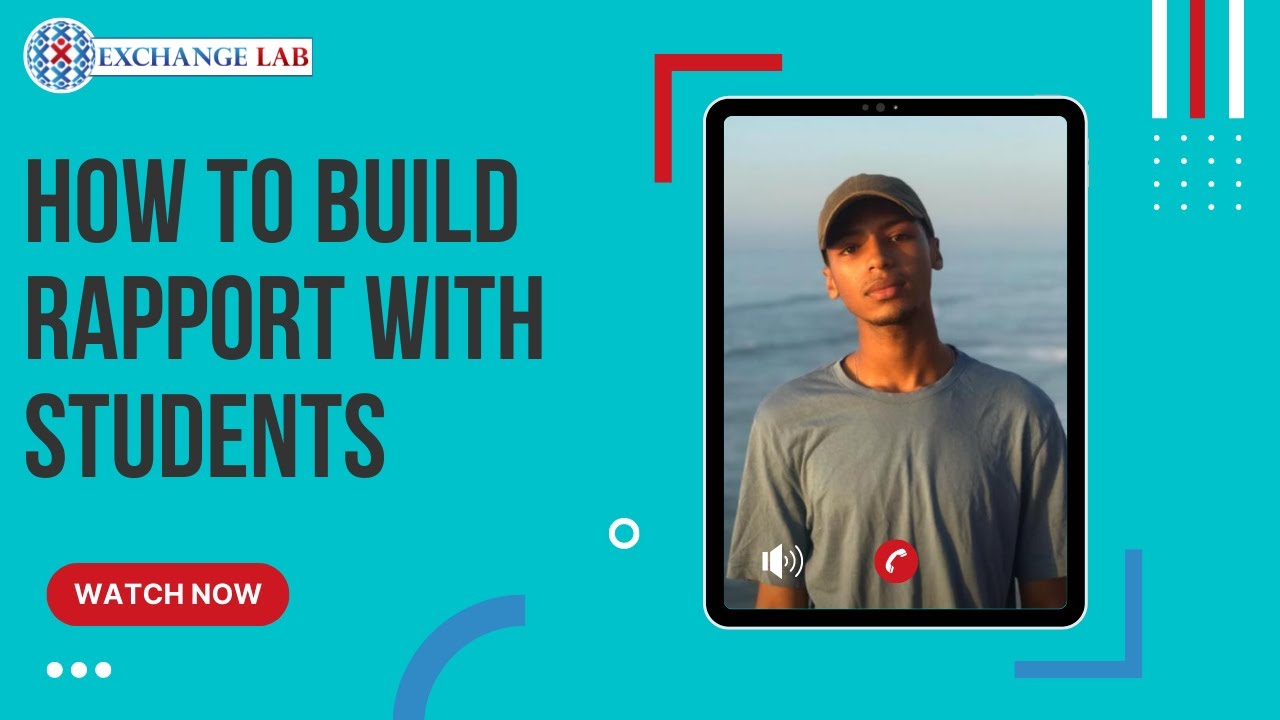 Teacher Adnane: How to Build Rapport with Students - YouTube