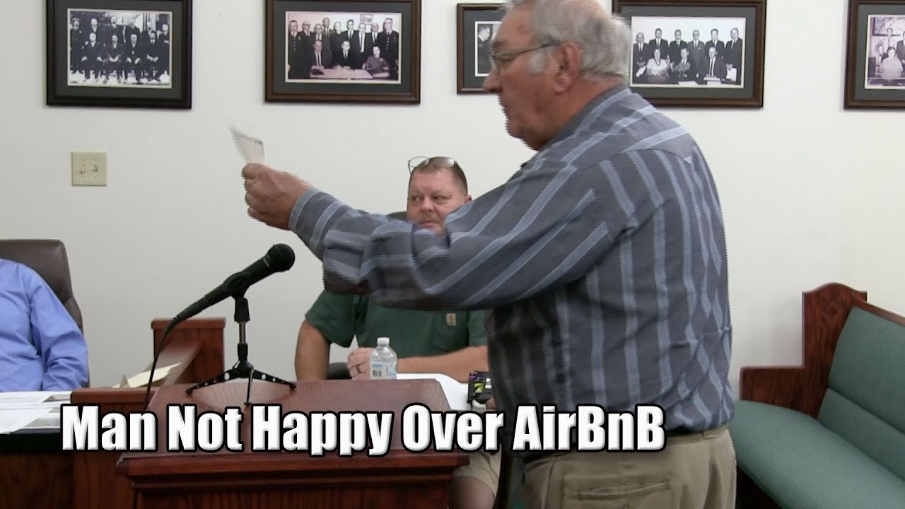 Man Not Happy Over AirBnB in Oliver Springs - YouTube
