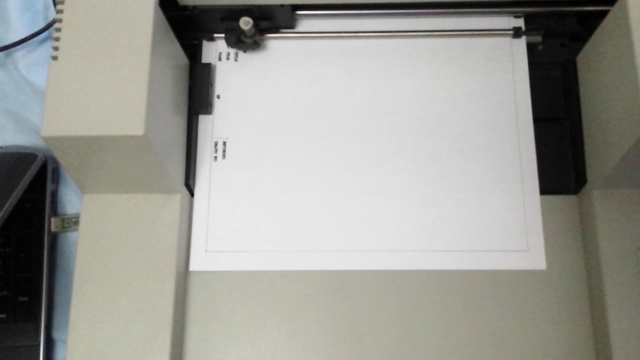 More HP 7550A plotting - YouTube