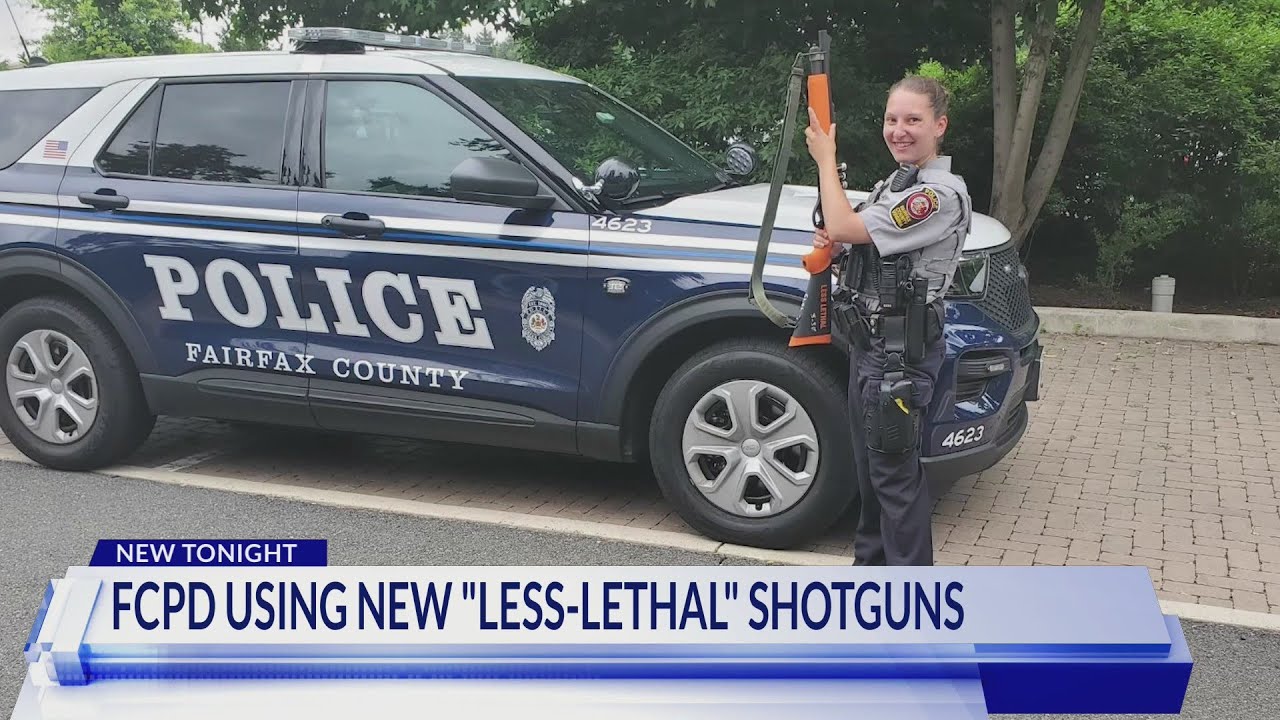 Fairfax County police to begin using less-lethal shotguns - YouTube