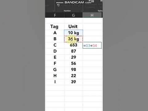 How to Add Units to Excel Cell #excel #exceltricks #exceltutorial #microsoftexcel #exceltips ...