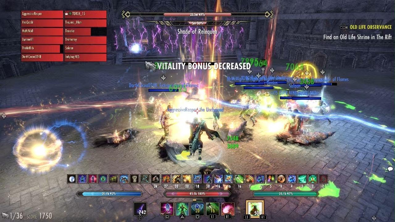 ESO GH prog +3 clear execute tank 1 - YouTube