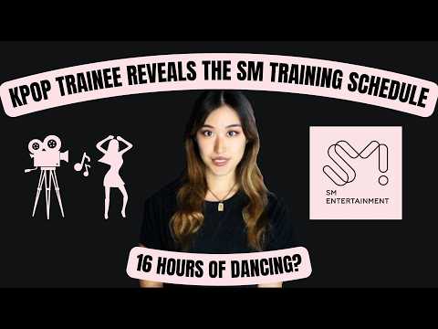 Kpop trainee reveals the SM Training Schedule