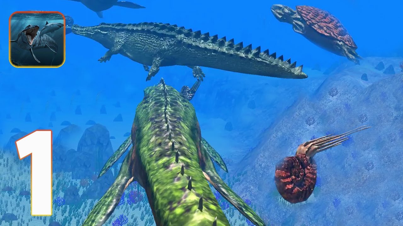 Mosasaurus Simulator Android Gameplay | Aquatic Dinosaur in Jurassic ...
