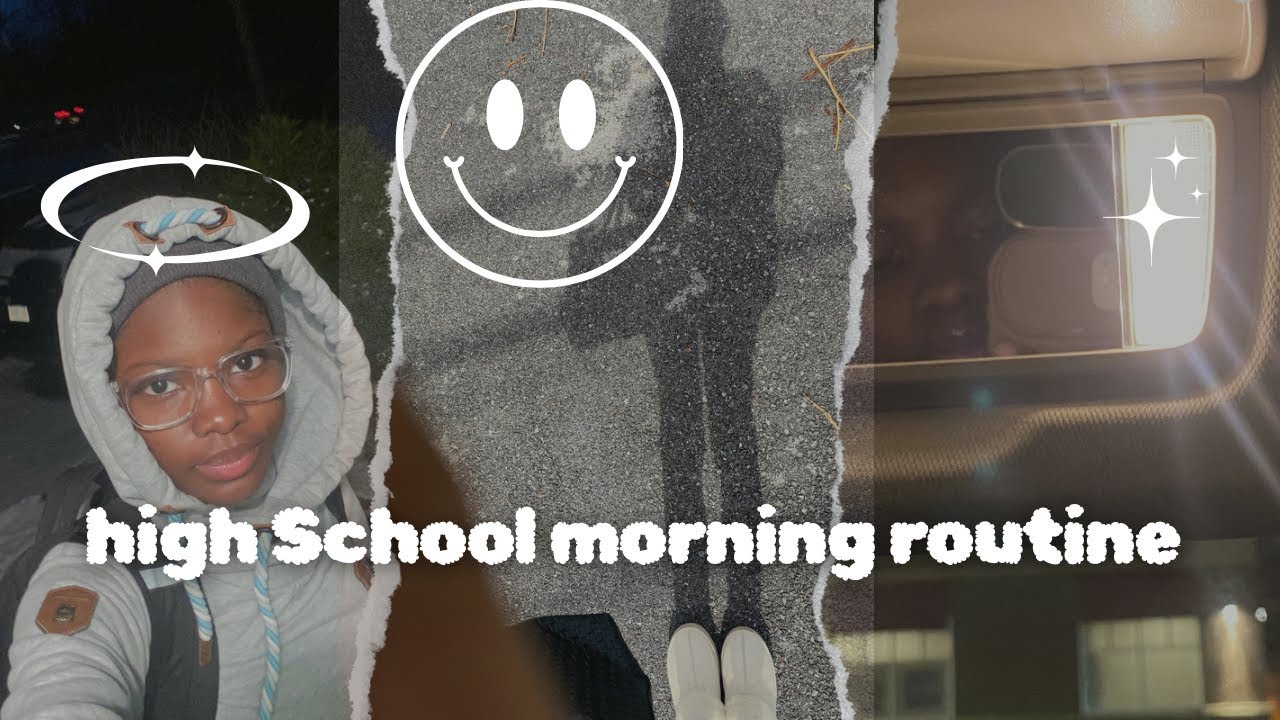 High school morning routine (episode 1) - YouTube