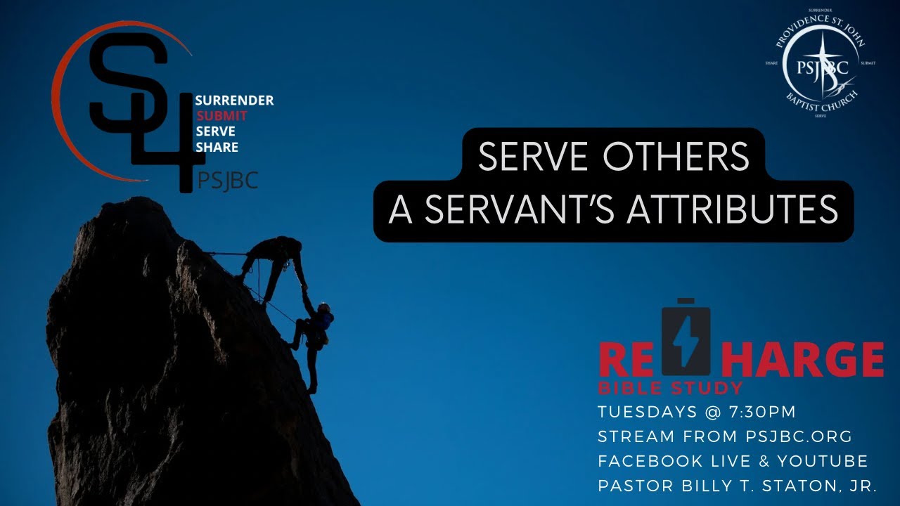 RECHARGE Bible Study - A Servant’s Attributes - YouTube