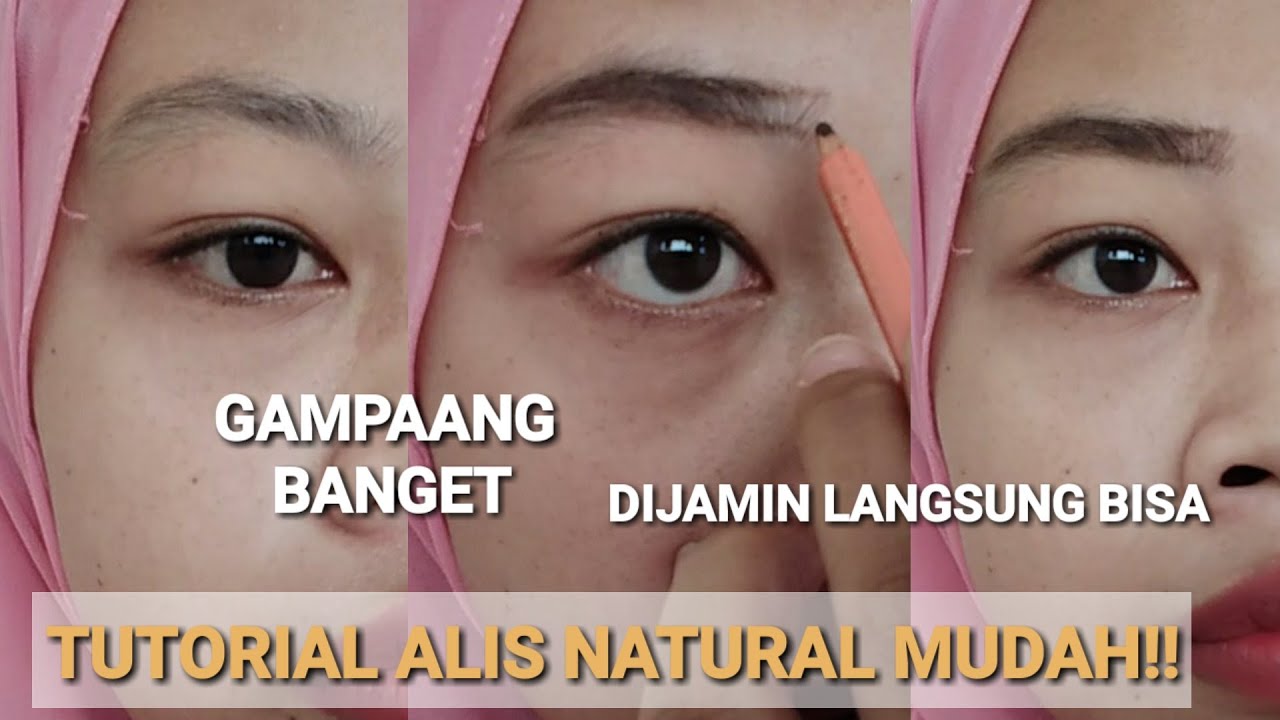 TUTORIAL BUAT ALIS TANPA DICUKUR UNTUK PEMULA MUDAH - YouTube