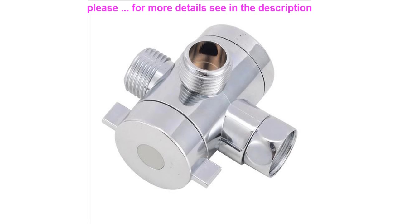 2019 new 1pc 1/2inch 3 Way T adapter Diverter Bath Arm Mounted ...