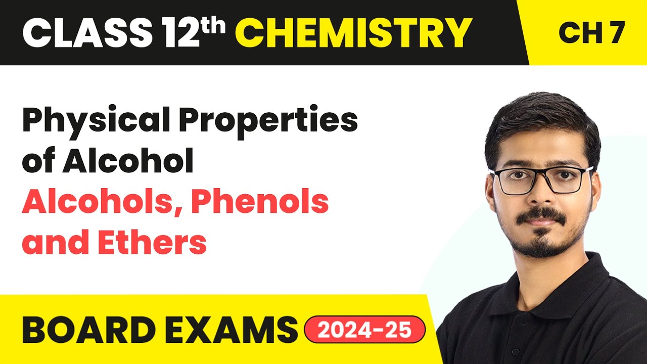 Physical Properties of Alcohol - Alcohols, Phenols and Ethers | Class ...