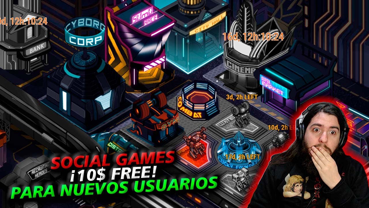 10$ Free para NUEVOS jugadores en SOCIAL GAMES - YouTube