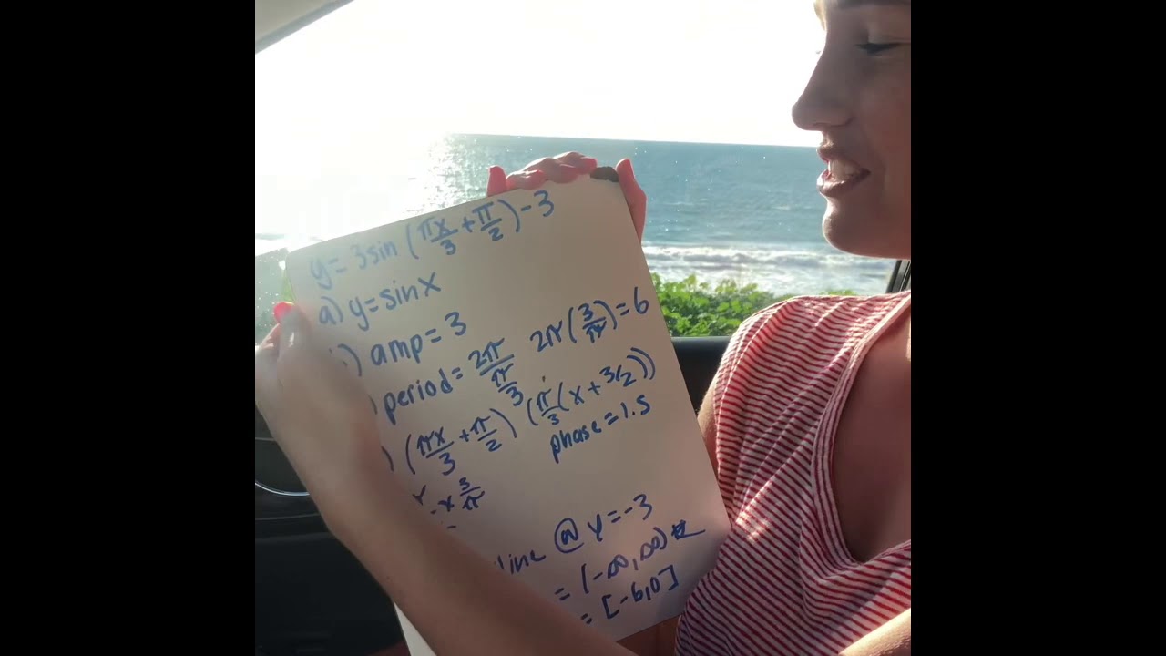 Graphing sin and cosine project! - YouTube