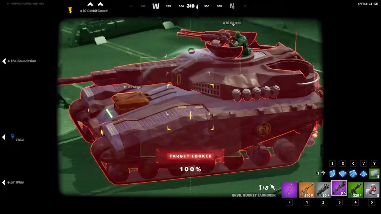 Fortnite Anvil Rocket Launcher VS TANKS ( IO TITAN TANKS!!) - YouTube