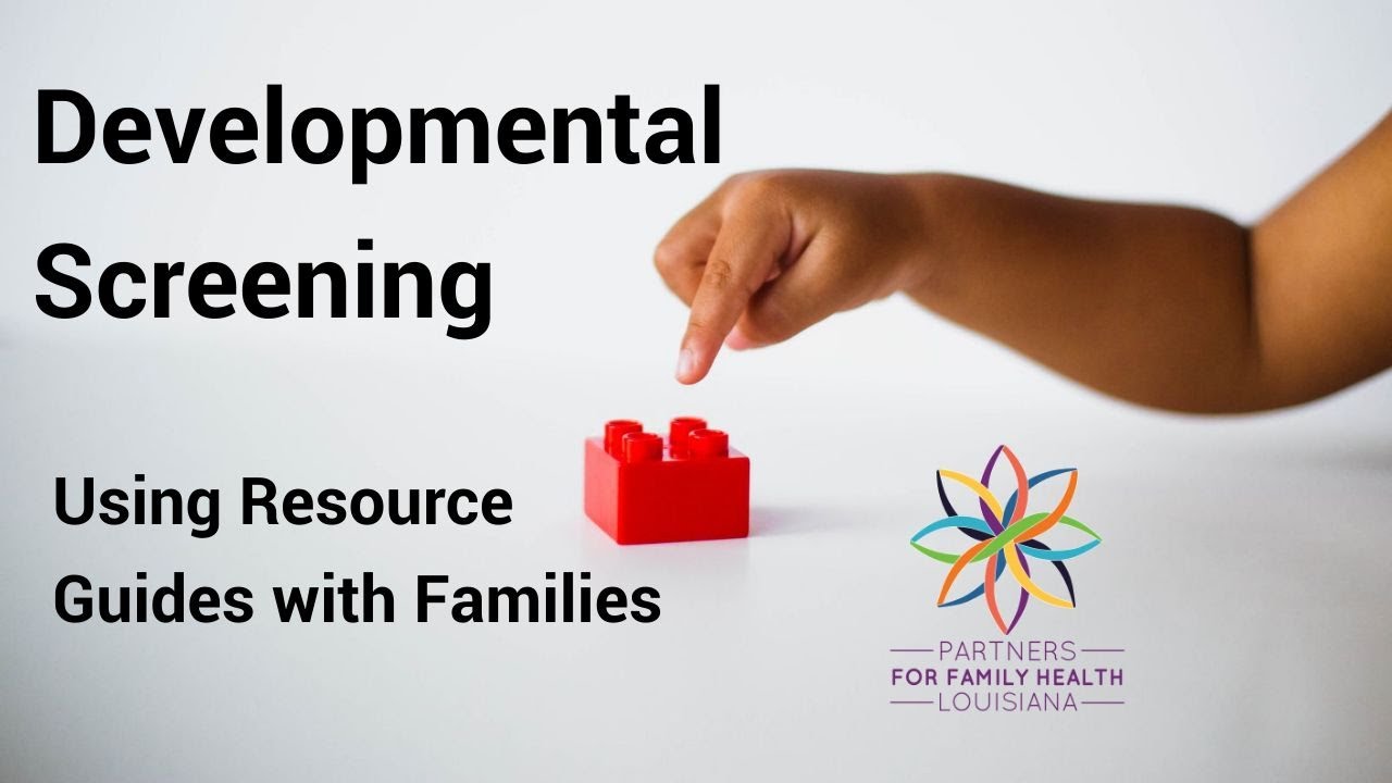 Developmental Screening - Using Resource Guides with Families - YouTube