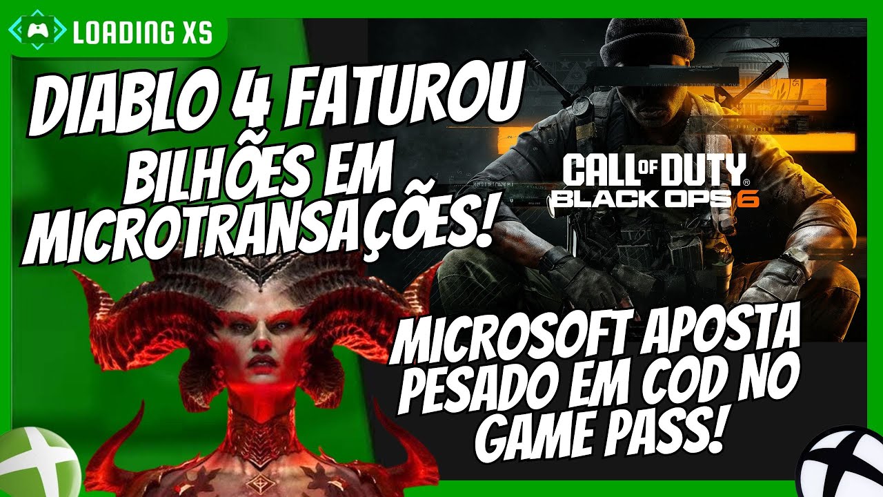 DIABLO 4 FATUROU BILHÕES COM MICROTRANSAÇÕES! - MICROSOFT APOSTA PESADO ...