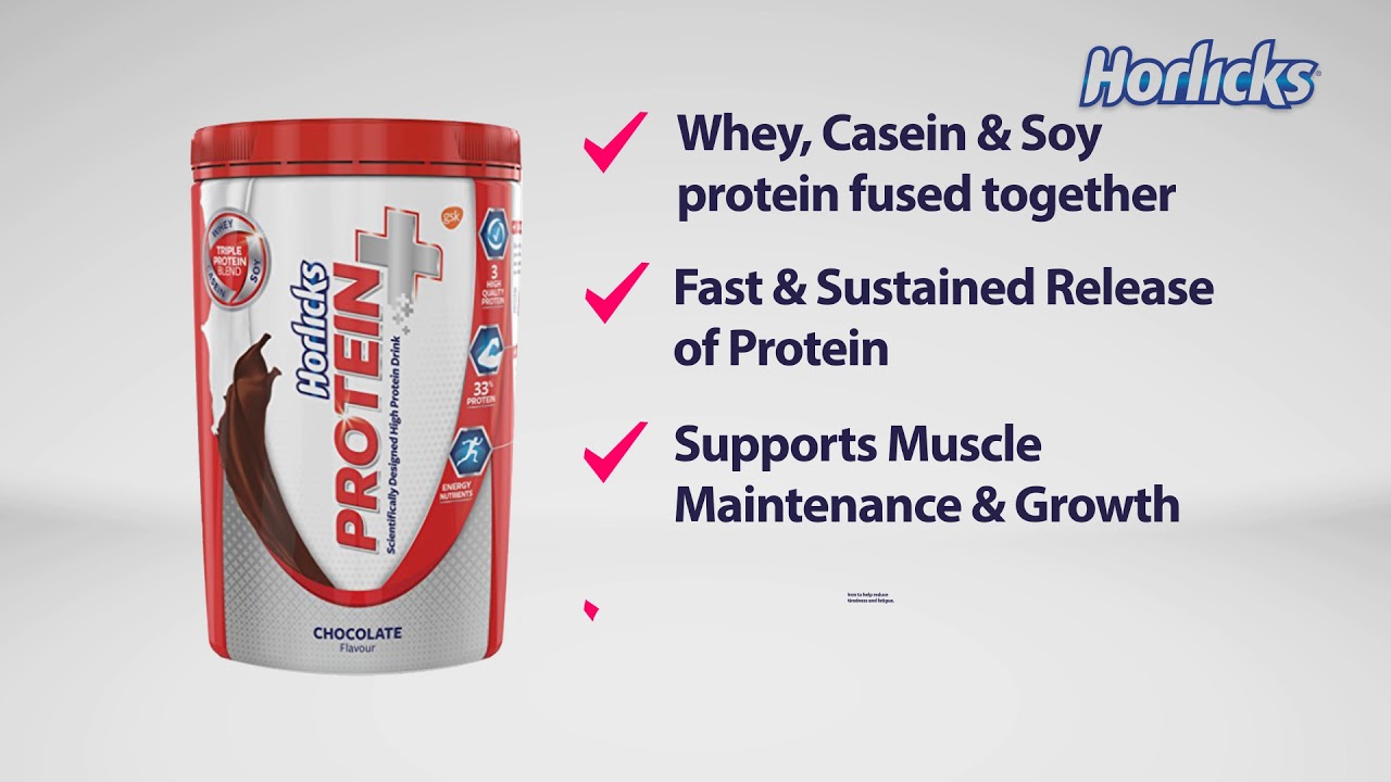 Horlicks Protein + - YouTube