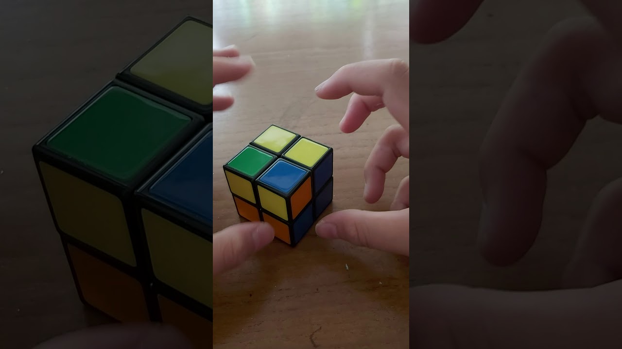 How to solve a 2 by 2 rubix cube! - YouTube