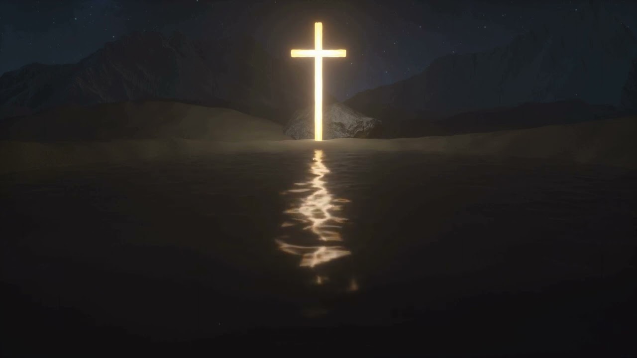 Jesus Easter Resurrection Grave With Rolled Stone Three Crosses On Hill ...