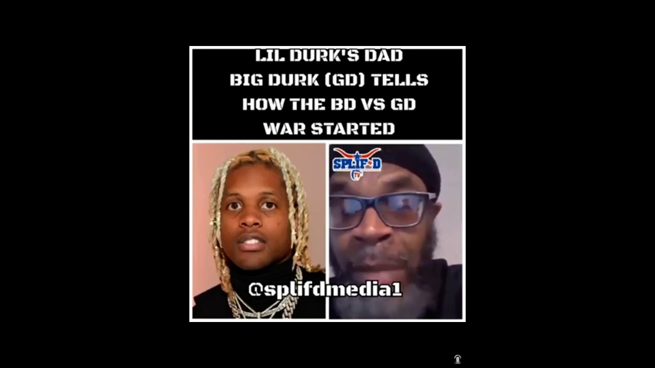Lil durk dad speaks what started the bd vs Gd war - YouTube