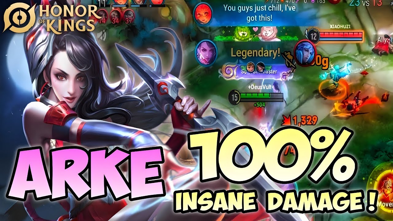 ARKE 100% INSANE DAMAGE!! - PRO GAMEPLAY TECHNIQUE USING ARKE ASSASSIN ...