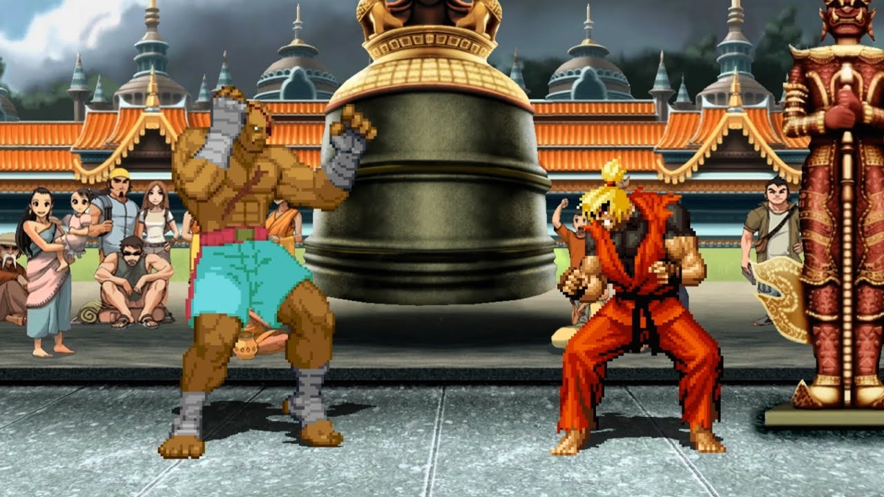 SUPREME SAGAT vs DRAGON KEN - The most epic fight 🔥 - YouTube