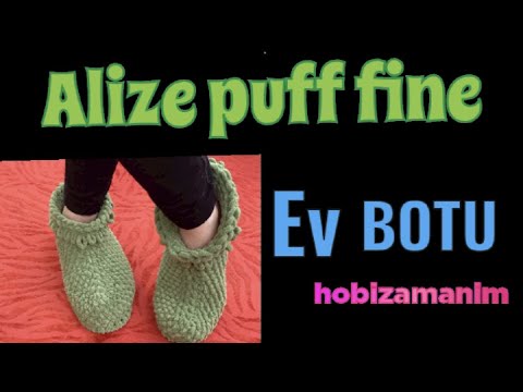 alize puufy fine ile ev botu yapımı