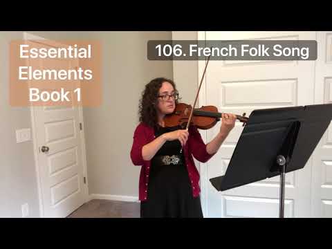106. French Folk Song (Essential Elements Book 1) - YouTube