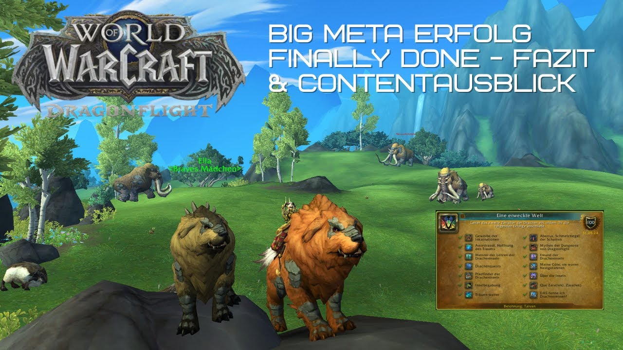 World of Warcraft - Finally Taivan, Fazit und neue Projekte | Update DF ...