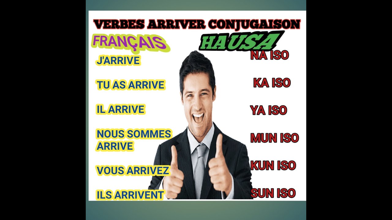 VERBES ARRIVER CONJUGAISON AU PRÉSENT ET PASSÉ COMPOSÉ ☝️ DARASIN KOYON ...