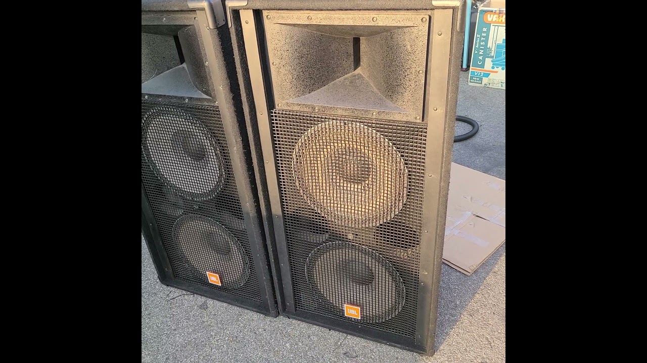 JBL 4733 제작형 중고스피커 1200와트 - YouTube