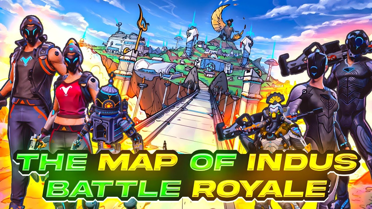 VIRLOK - THE MAP OF INDUS BATTLE ROYALE || INDUS BATTLE ROYALE MAP FULL ...