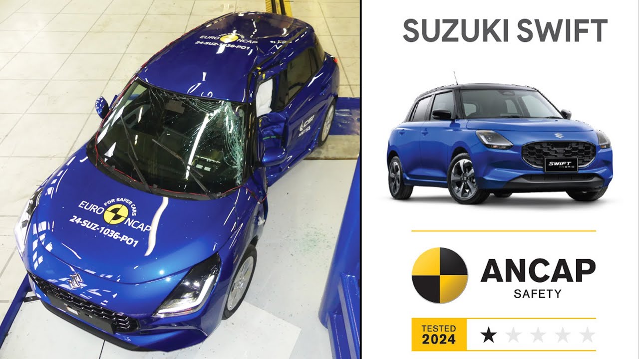 2025 Suzuki Swift CRASH TEST | Why It Scored Just ONE STAR? - YouTube