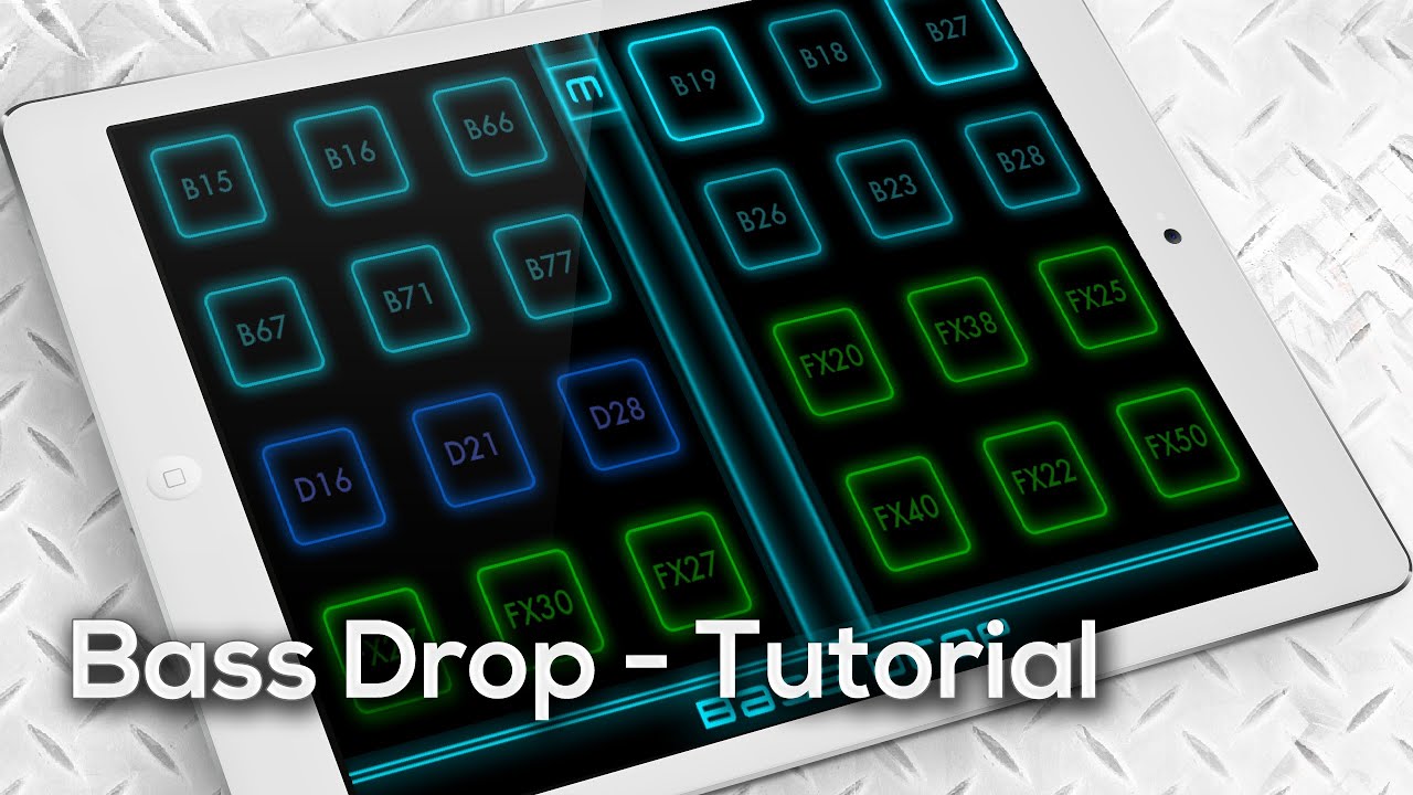 Bass Drop App - Wobble Bass Dubstep Production tutorial for iPad ...