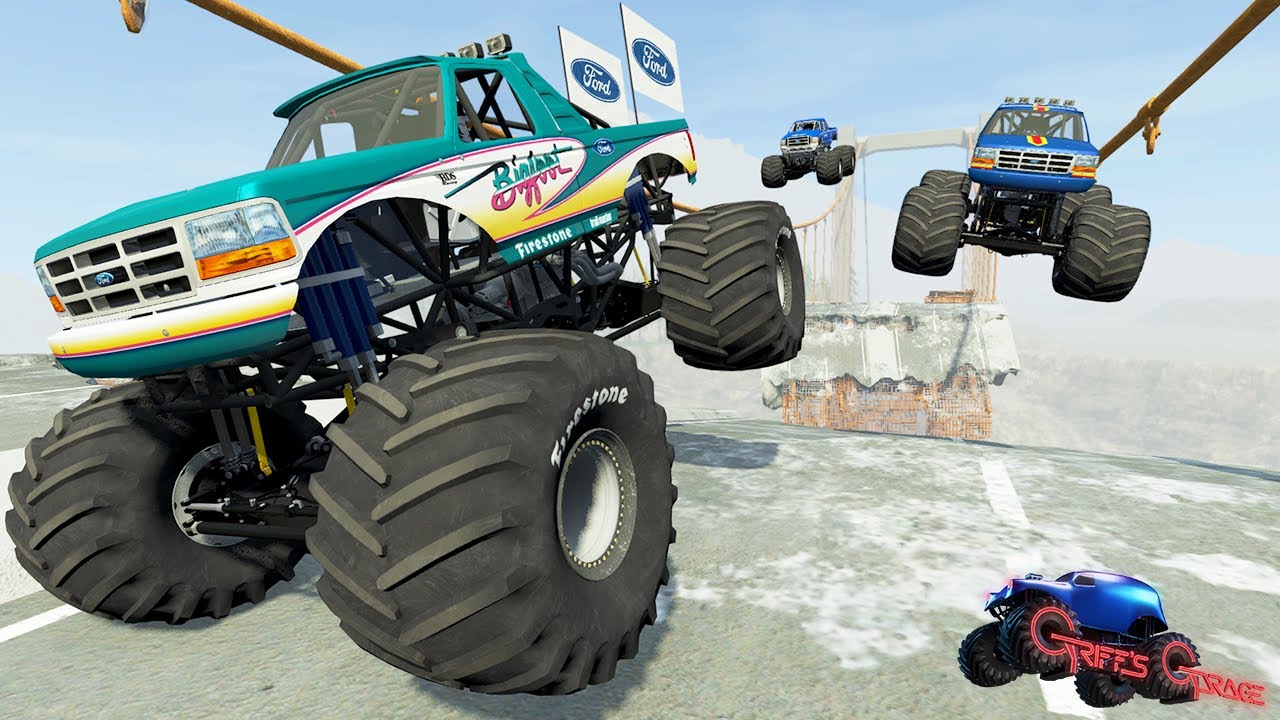 BIGFOOT Monster Jam Madness #2 | Who's The Best Bigfoot? - BeamNG Drive ...