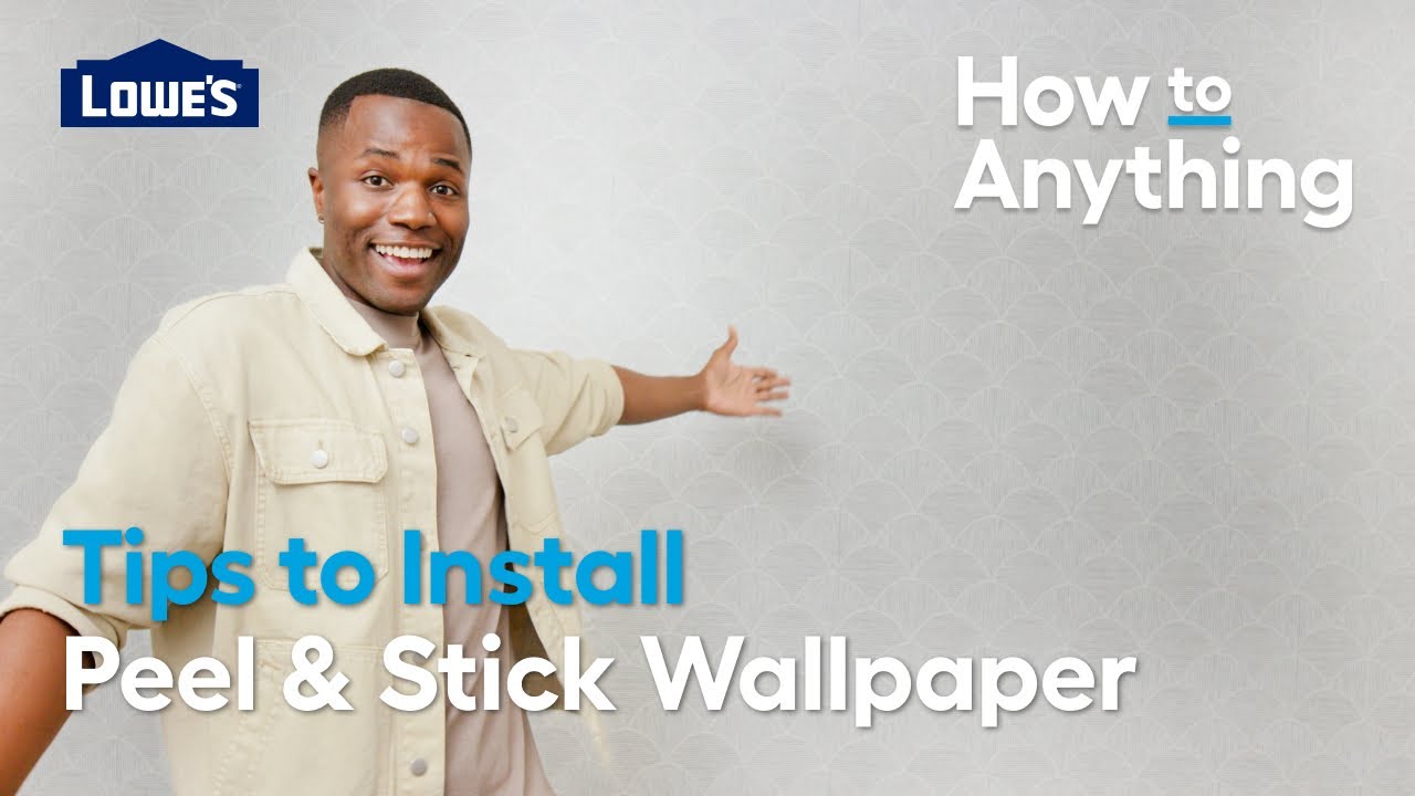 How To Apply Peel and Stick Wallpaper | How to Anything - YouTube