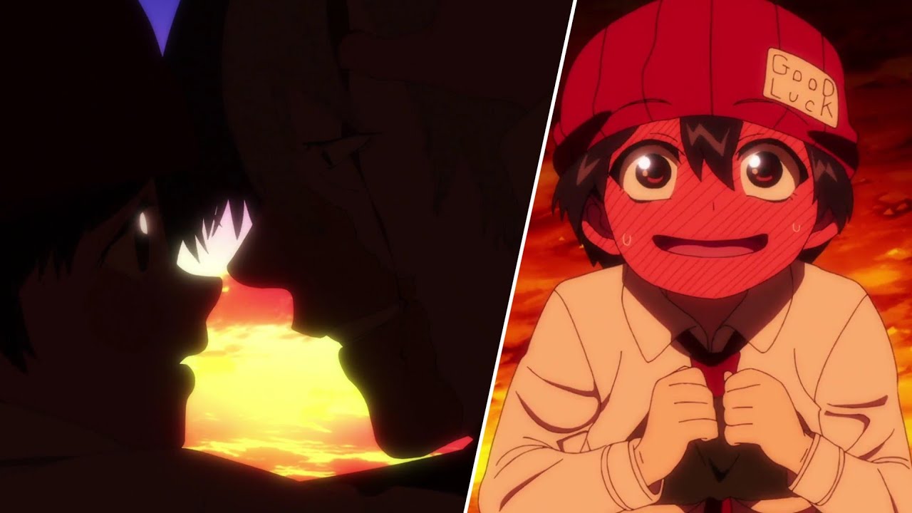 Andy besa a Fuuko | Undead Unluck - YouTube