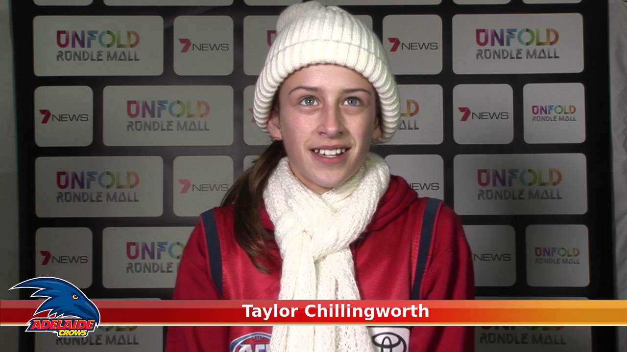 Taylor Chillingworth - 7 News Crows Experience - YouTube